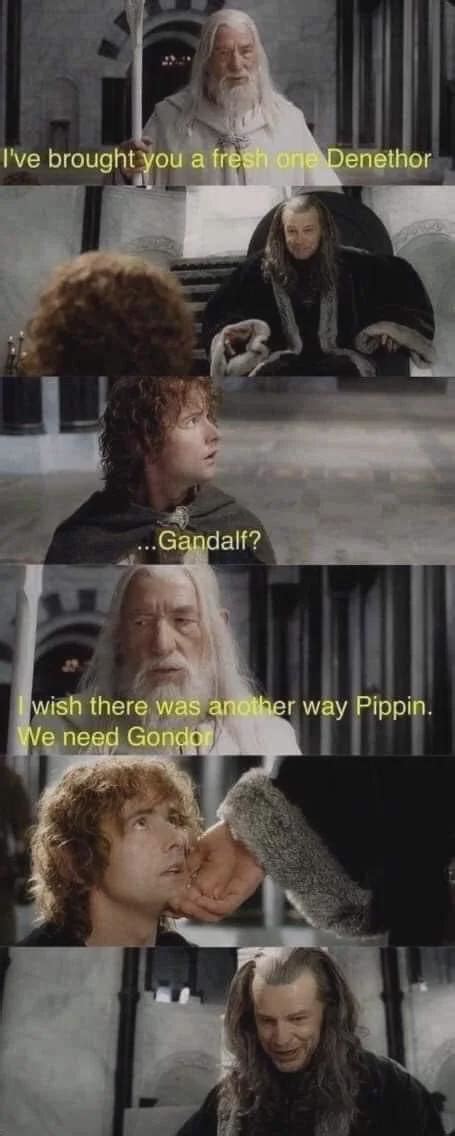 Lord Of The Rings Jeffrey Denethor Epsteins Island Gandalf Pimpin Pipin
