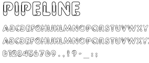 Pipeline Font Fancy Decorative