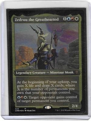 Zedruu The Greathearted 543 M Nm Magic The Gathering Foil Etched