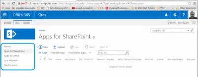 microsoft 365 and azure create app catalog site in sharepoint online