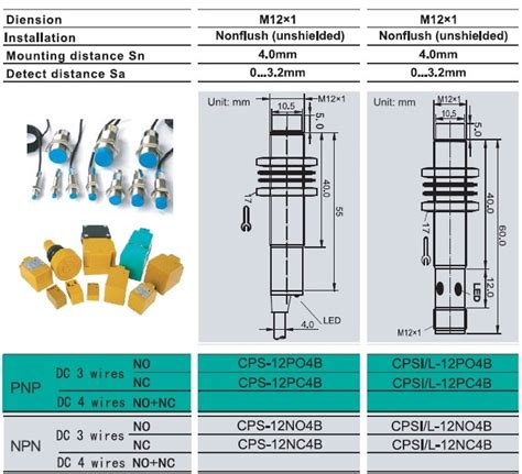 M Tank Capacitive Water Level Sensor Switch Pnp Npn Wires Dc V Ibest High Quality
