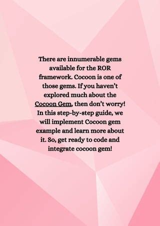 Cocoon Gem Example PDF
