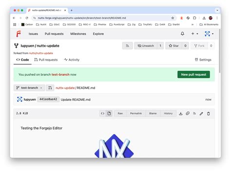 Forgejo Git Forge For Apache Nuttx Rtos Experimental