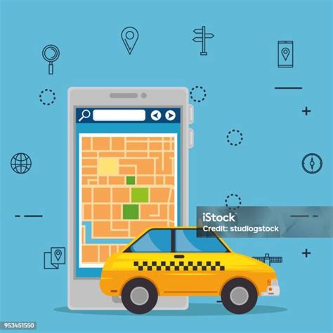 스마트폰 Gps 탐색 응용 프로그램 거리에 대한 스톡 벡터 아트 및 기타 이미지 거리 거리가 먼 검색 Istock