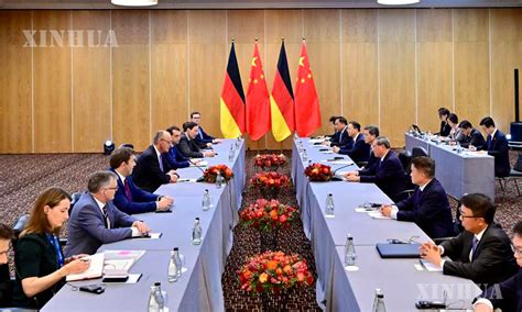 China တရုတ်နိုင်ငံနှင့် ဂျာမနီနိုင်ငံတို့အနေဖြင့် အပြန်အလှန်ဆွေးနွေးမ