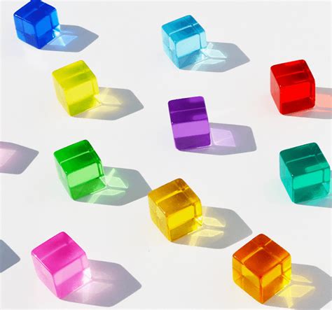 Lucite Blocks Tiny Tree Toys