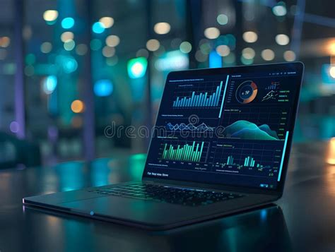 Intuitive Digital Marketing Analytics Dashboard On Laptop Screen For Efficient Business Workflow