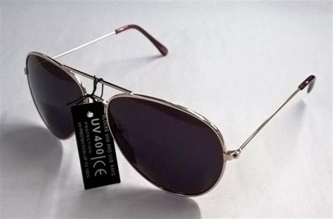 Gold Frame Mirrored Aviators Glasses The Costume Shoppe