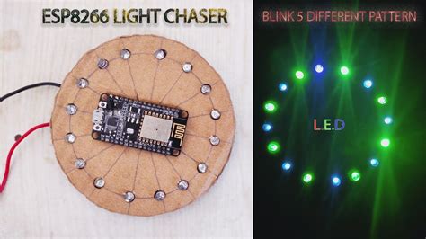 Building A Light Chaser With ESP Arduino Tutorial Different Blinking Patterns YouTube