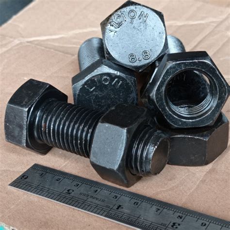 Jual BAUT BAJA M22 X 60 FULL DRAT BAUT MUR HTB 8 8 M22X60 KUNCI 32