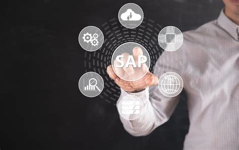 Premium Photo Sap And Icons On The Screen