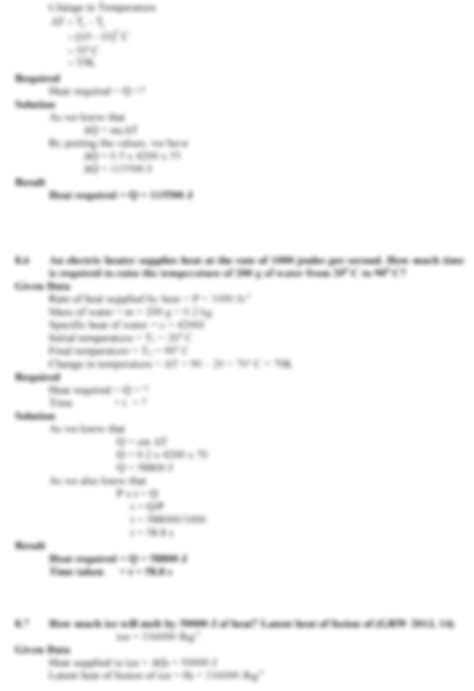 SOLUTION Th Class Physics Chaptr Solved Problems Studypool