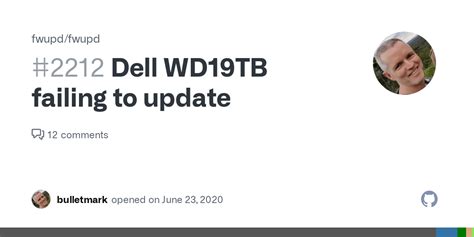 Dell WD19TB Failing To Update Issue 2212 Fwupd Fwupd GitHub