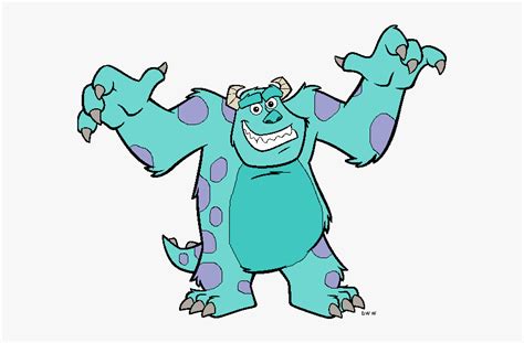 Logo Clipart Monsters Inc Sully Monsters Inc Cartoon Hd Png Download