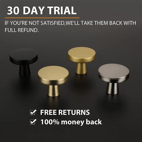 1 14 Inch Brushed Brass Kitchen Cabinet Knobs，solid Dresser Knobs Dra Fitviso