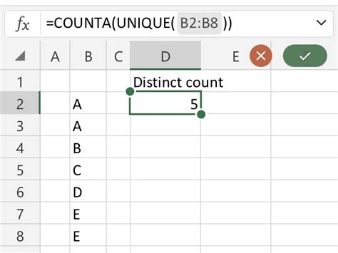 Distinct Count Using Functions In Excel 365 Is So Easy Wmfexcel