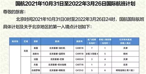 中国官宣大幅减少国际航班中加航班表分享 知乎
