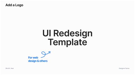 Ui Redesign Template Figma