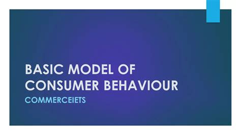 Basic Consumer Behaviour Model 6 Steps Explained In Easy Way