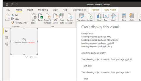 Issue Custom Visual Using R Plotly Package Into Microsoft