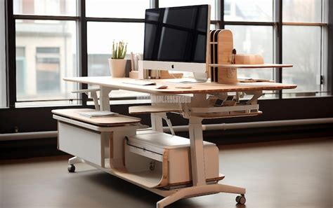 Premium Photo Seamless Transition Workstation