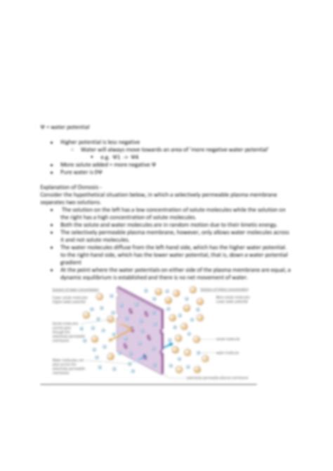 SOLUTION Aqa A Level Biology Transport Across Cell Membranes Section Studypool