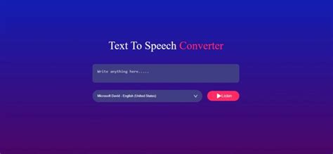 Texttospeech Webdevelopment Javascript Responsivedesign Abhijit