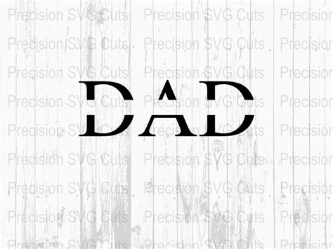 Dad Word Art Svg Fathers Day Digital Download Perfect Fathers Day