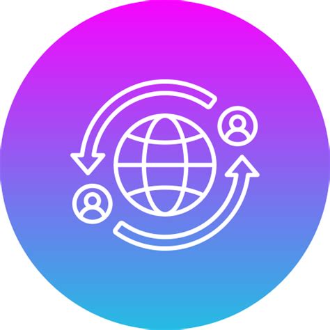 Migration Generic Gradient Fill Icon