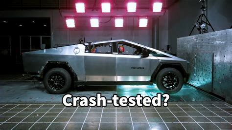 Tesla Teases Cybertruck Crash Test On April Fools Day Its Still