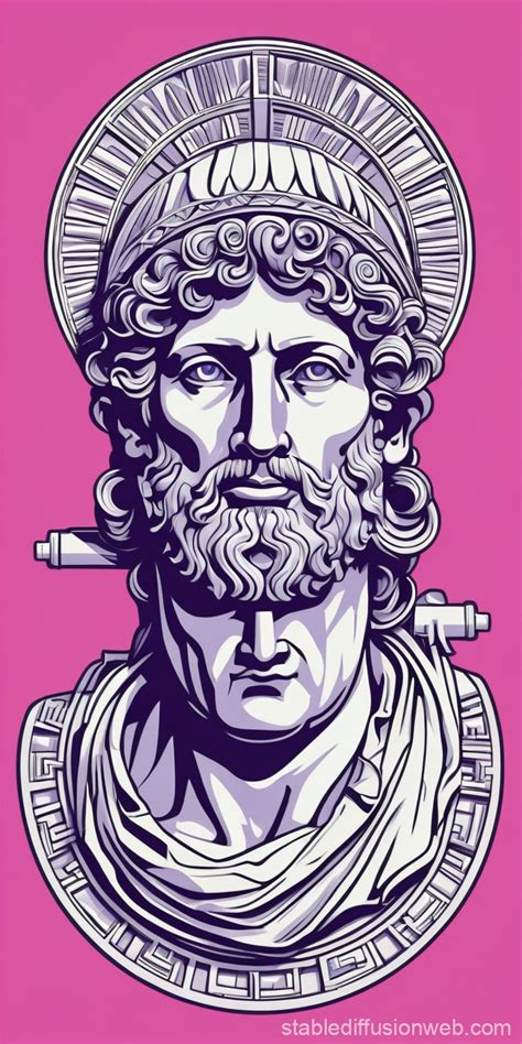 Janus Line Art Illustration Stable Diffusion Online