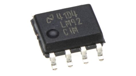 Lm92cimnopb Texas Instruments Temperature Sensor Digital Output Surface Mount Serial I2c