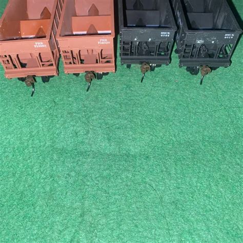 Ho Lot Of 4 Bowser 2 Bay Hopper Cars Berwind And Pennsylvania Mint