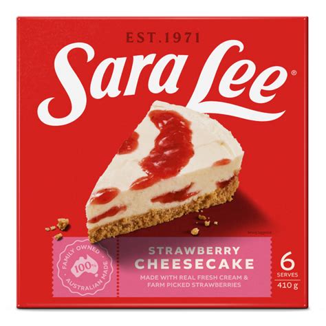 Sara Lee Strawberry Cheesecake 410g Render Front Hires Rgb Sara Lee