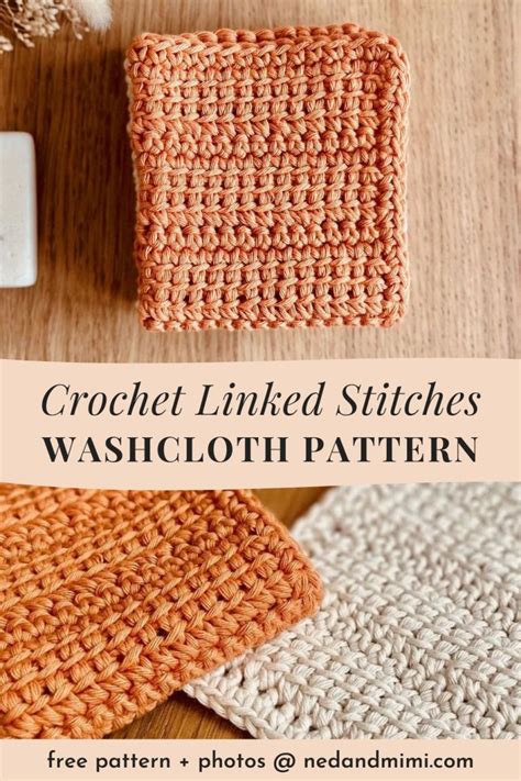 Linked Double Treble Crochet Tutorial Free Pattern Ned And Mimi