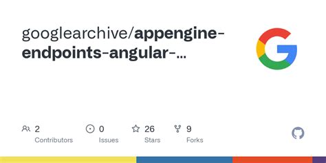 GitHub Googlearchive Appengine Endpoints Angular Todos Python
