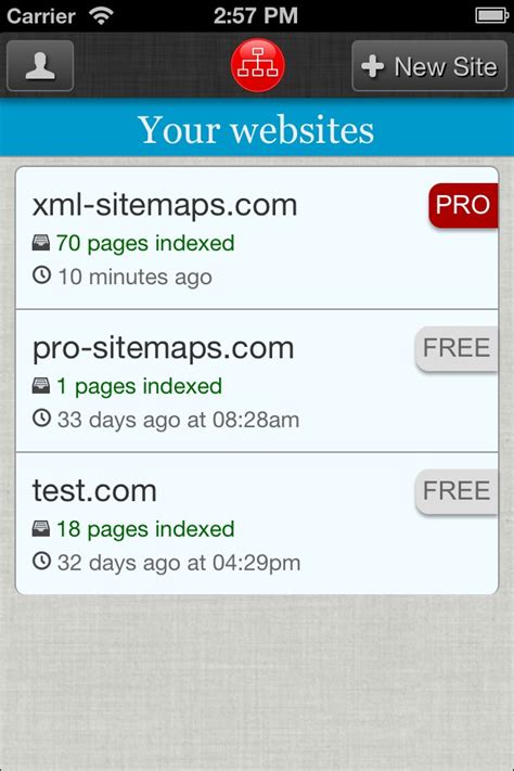 Pro Sitemaps Mobile App Mobile App For Ios And Android Pro Sitemap