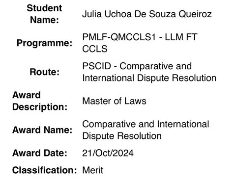 Júlia Uchôa De Souza Queiroz On Linkedin I Am Thrilled And Grateful To