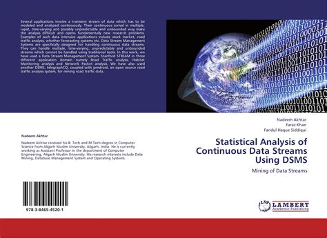 statistical analysis of continuous data streams using dsms 978 3 8465