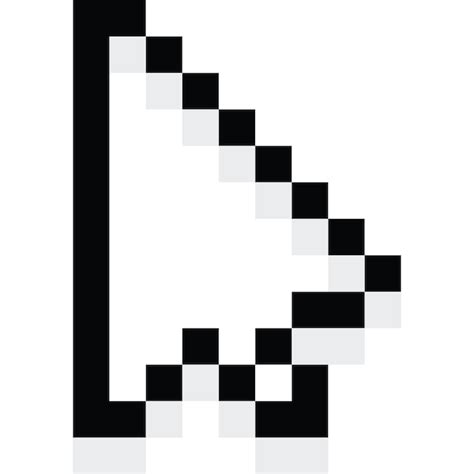 Premium Vector Pixel Art Cartoon Mouse Pointer Icon 4