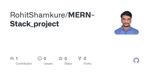 GitHub RohitShamkure MERN Stack Project