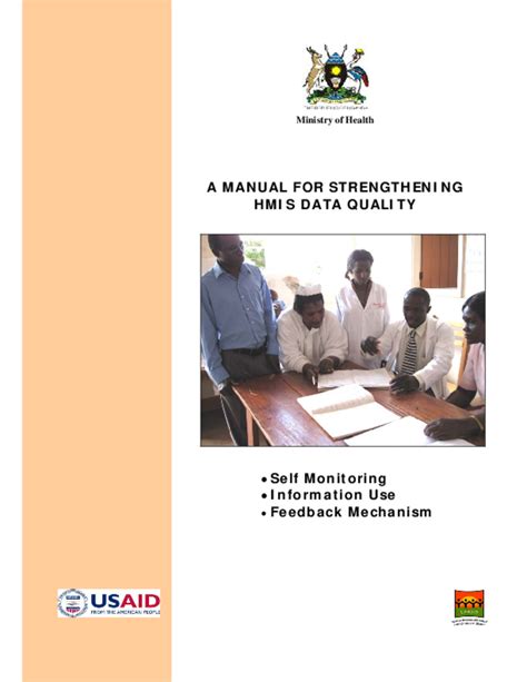 A Manual For Strengthening Hmis Data Quality Moh Knowledge Management Portal