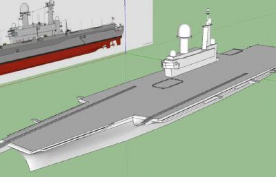 航空母舰3D模型免费下载 模型专栏 摩尔网 cgmol