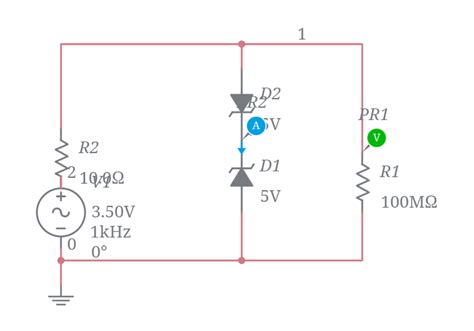 Voltage Limiter Multisim Live