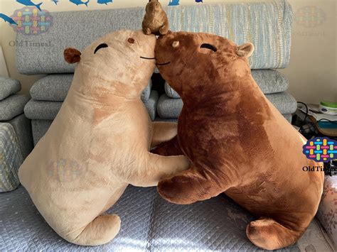 Handmade Adorable Giant Capybara Plush Toyscustomcapybara Etsy