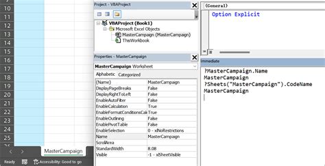 Vba Are There Reserved Words For Excel Worksheet Code Names That Cant Be Used Stack Overflow