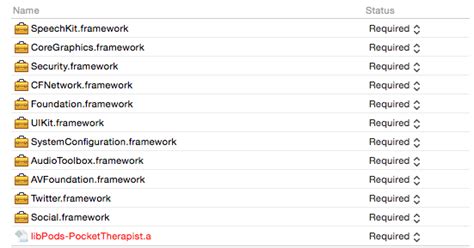 Ios Ld Warning Ignoring File Speechkit Missing Required