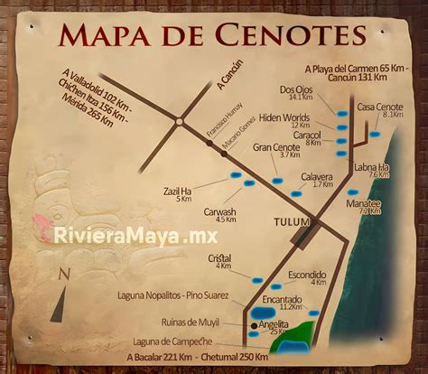 Cenotes Cancun Map 10 Best Things To Do In The Yucatan Peninsula