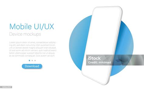 프레임 은 스마트 폰을 적게 프레임 빈 화면으로 휴대 전화 모형 Ui Ux 디자인 벡터 일러스트레이션 디지털 고안 디지털 템플릿