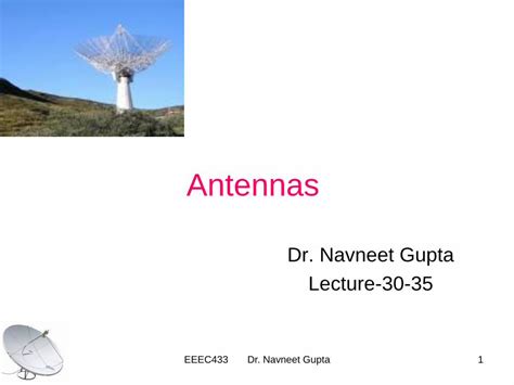 Pdf Lecture 30 35 Antenna And Antenna Arrays Dokumentips